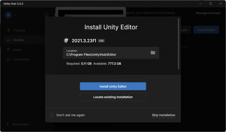 【Unity】Clusterのワールドを作成するためのUnityのインストール | ヤッタログ！